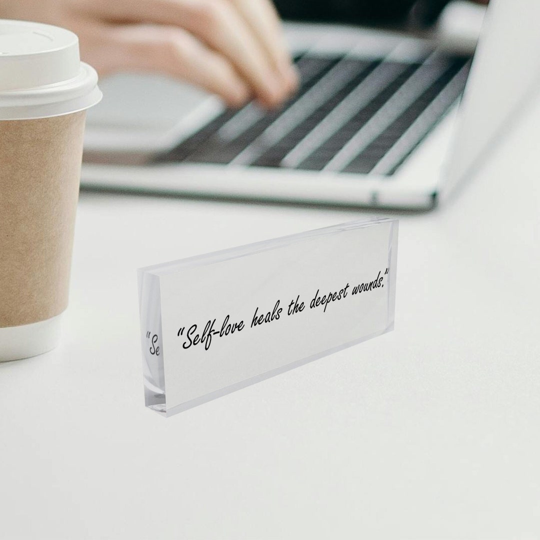 Acrylic Motivational Quotes,, Personalized Quote Acrylic , Brainy Quote ...