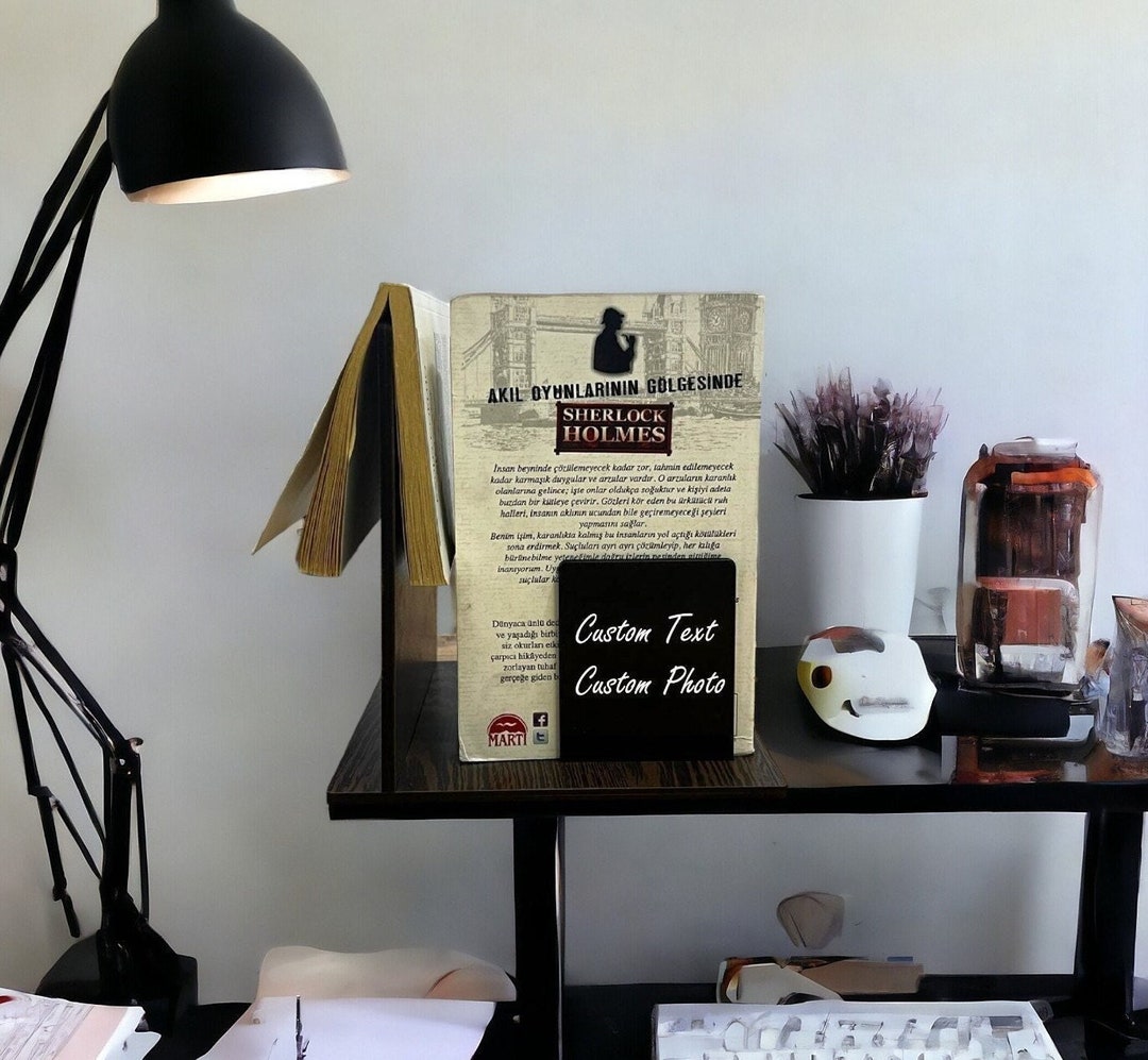 Book Holder Stand for Readers, Photo Book Stand Book Lover Gift, Book ...