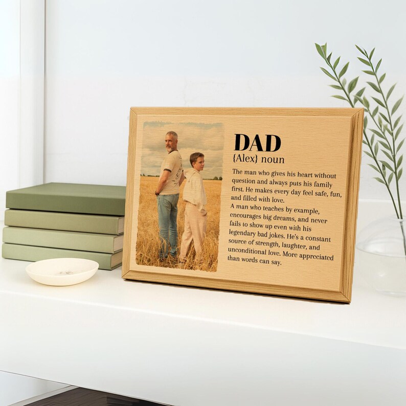 Personalized Wooden Photo Plaque, Custom Photo on Wood, Engraved ...