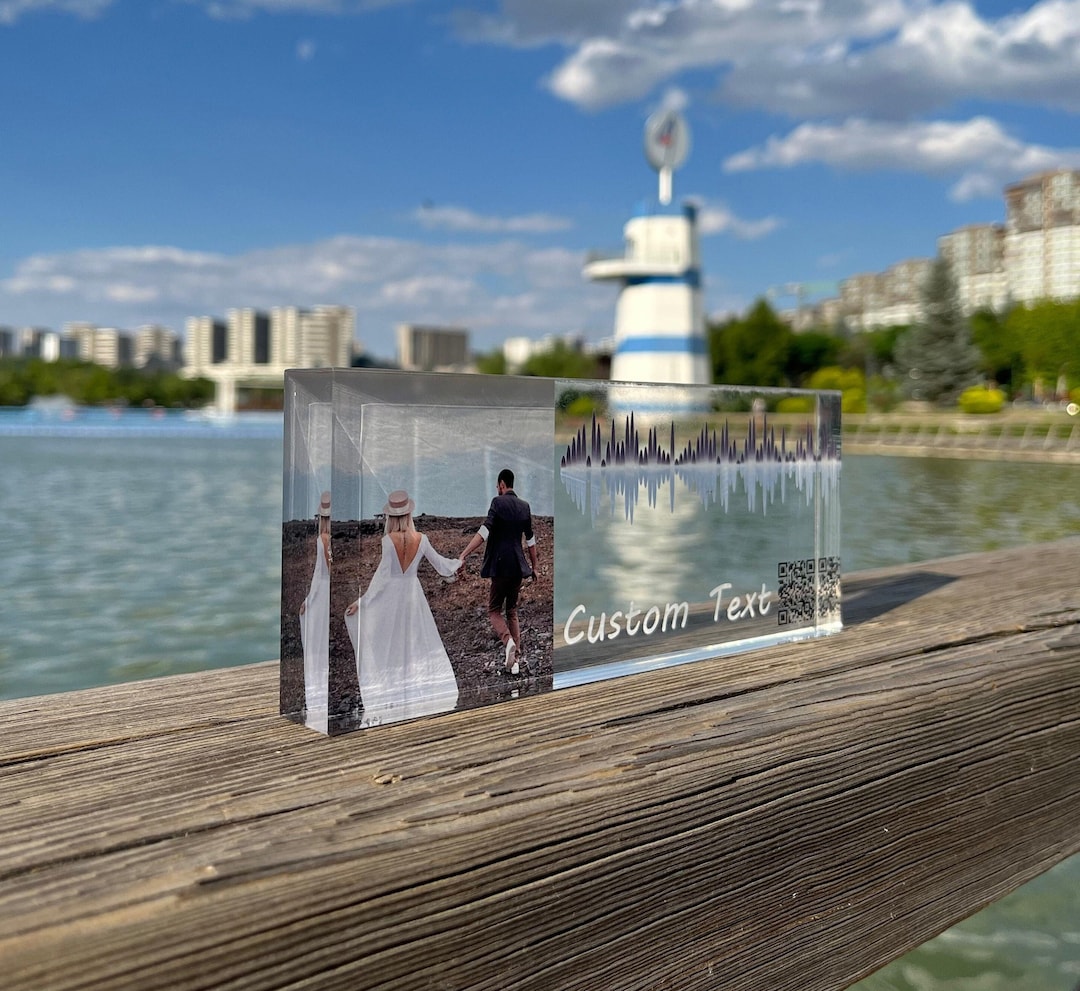 Custom Sound Wave Print, Personalised Soundwave Gift, Custom Picture ...