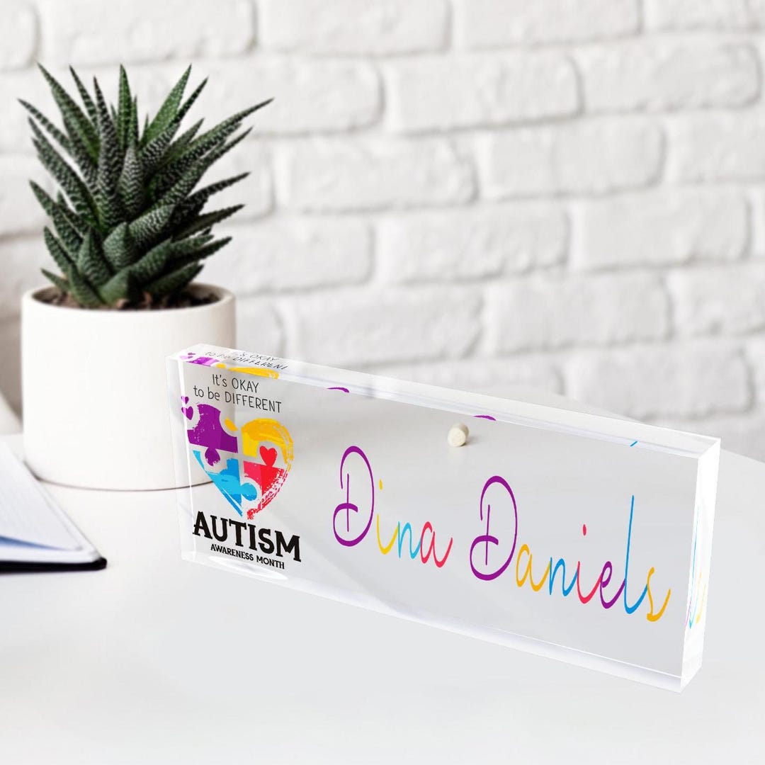 Autism Gift, SPED Teacher Gifts, Autism Teacher Sign for Desk, Teacher ...