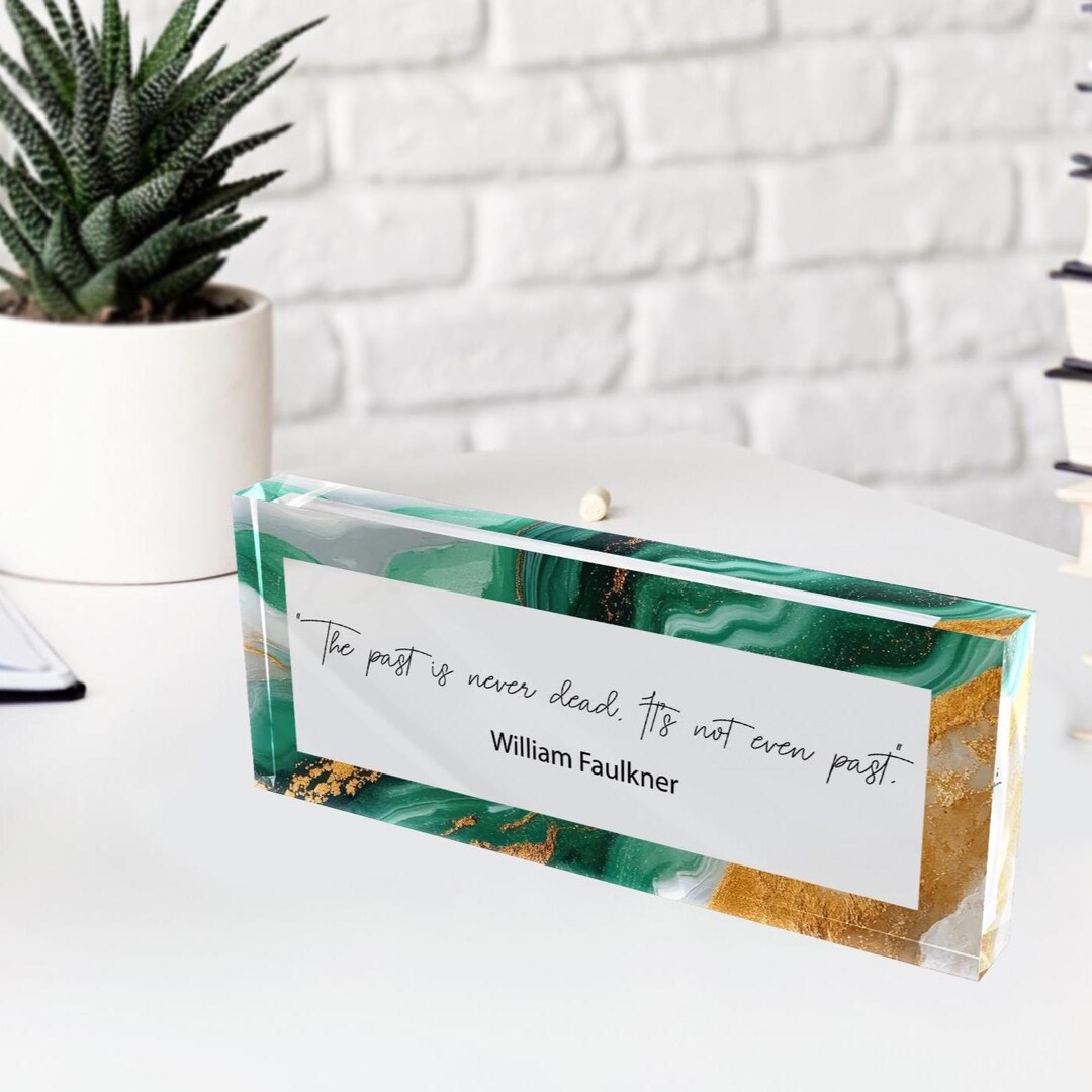 Custom Motivational Quote Sign | Personalized Acrylic Block ...