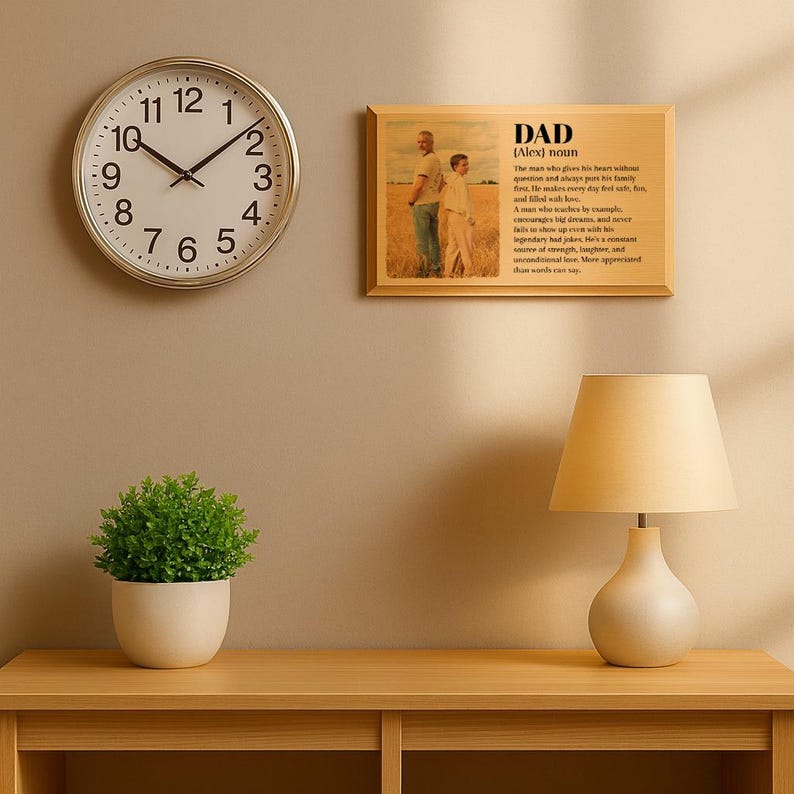 Personalized Wooden Photo Plaque, Custom Photo on Wood, Engraved ...