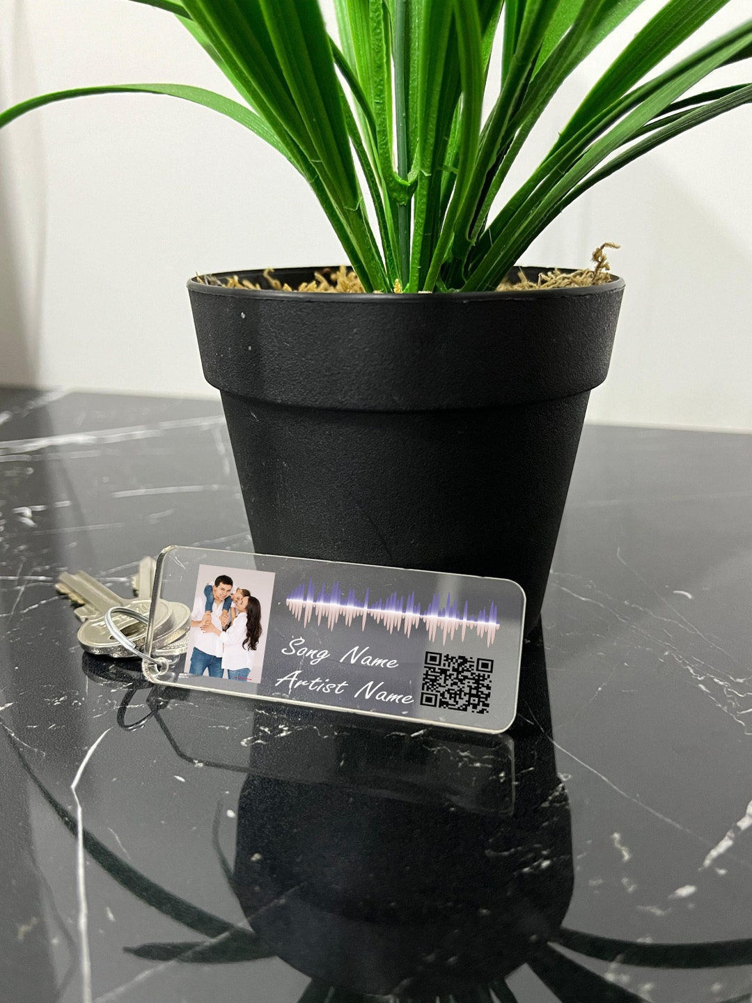 Acrylic Custom Key Rings, Custom Backpack Key Rings, Customized Song ...