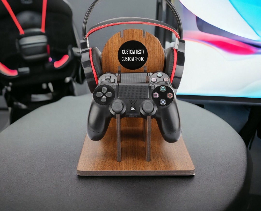 Photo Controller Holder, Customized Wood Gaming Stand , Gift for Gamer ...