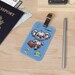 Cute Koala Travel Luggage Tag, Guy Travelling, Baggage Tag, Tag for ...