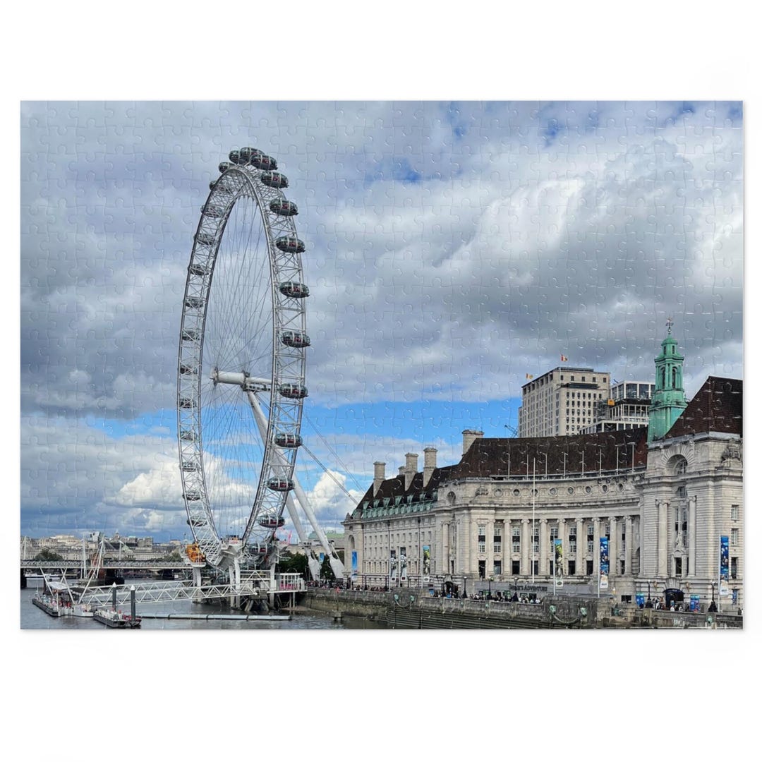 London Thames View Jigsaw Puzzle - 252, 500, 1000 Pieces, Adult Kid ...