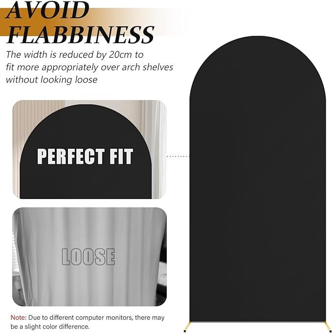 6.6FT Arch Backdrop Cover Background Backdrop Stretchy Fabric for ...