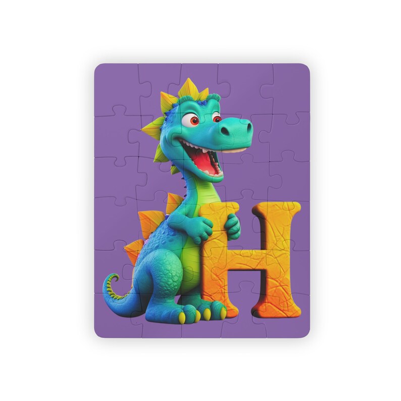 Dino H Kids' Puzzle, 30-piece - Etsy