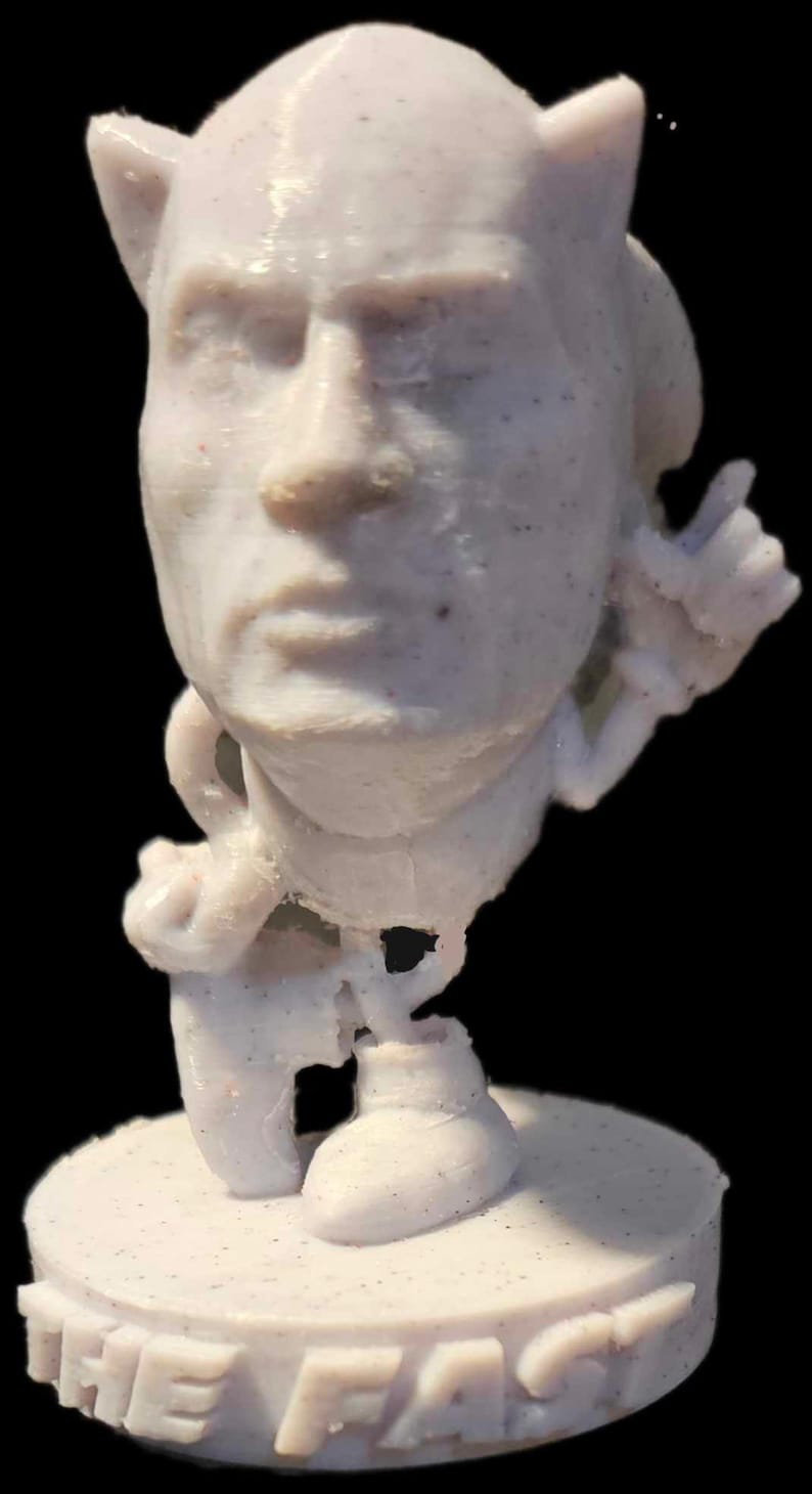 Sonic the Rock Johnson Figurine - Etsy