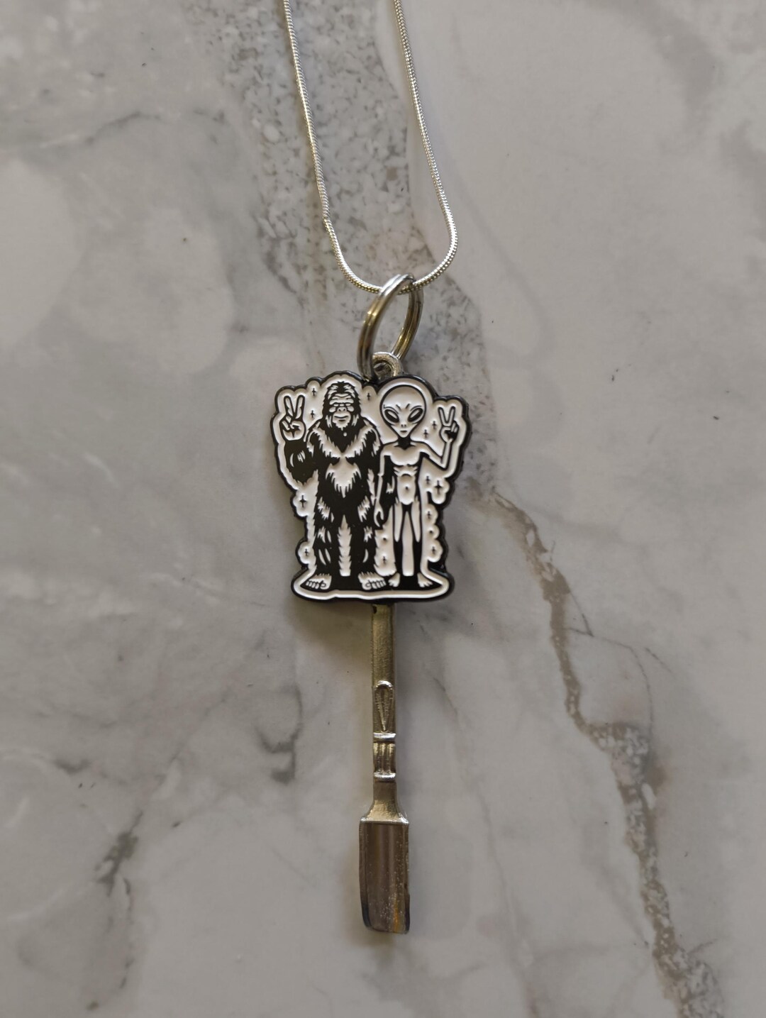 Big Foot & Alien Mini Spoon - Etsy