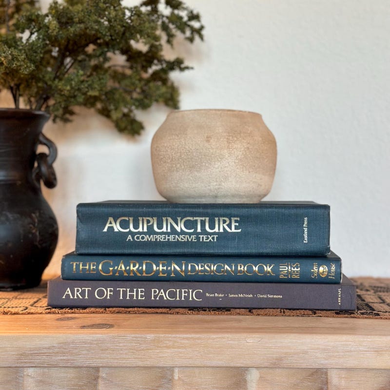 Designer Book Stack - Etsy