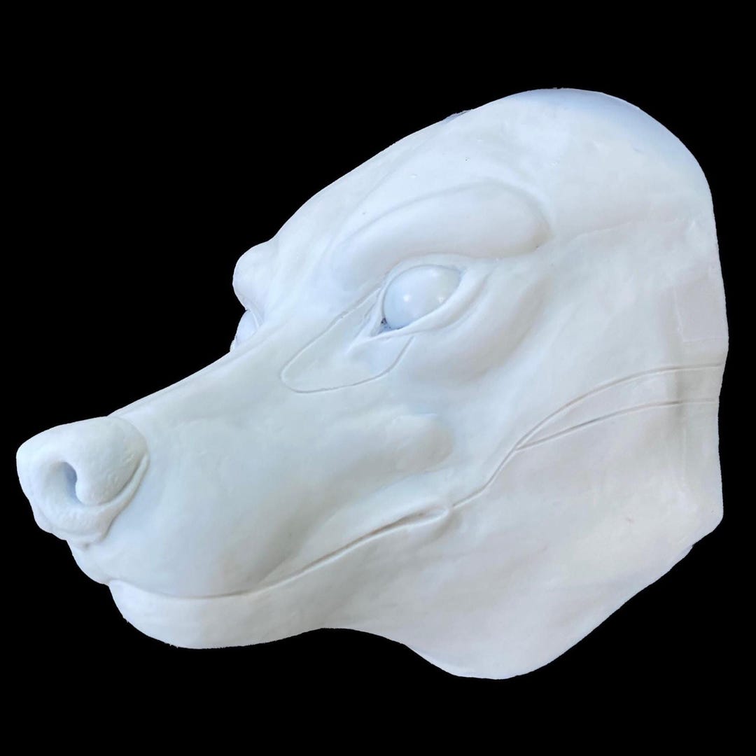 Realistic Wolf / Large Canine Resin Fursuit Head Blank - Etsy