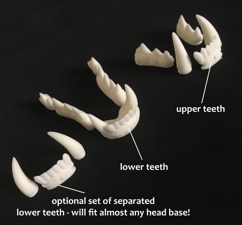 DIY SET Realistic Wolf / Large Canine Resin Fursuit Head Blank With ...