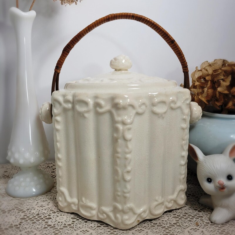Vintage Biscuit Jar - Etsy