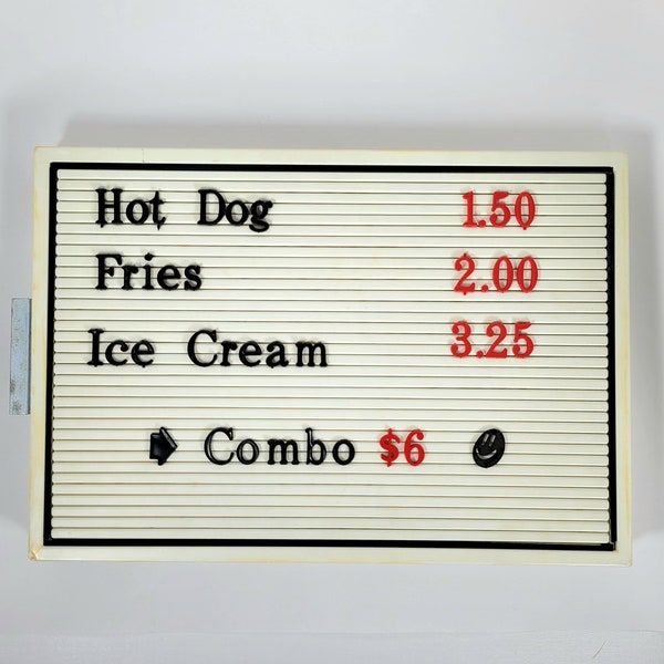 Retro Letter Board - Etsy