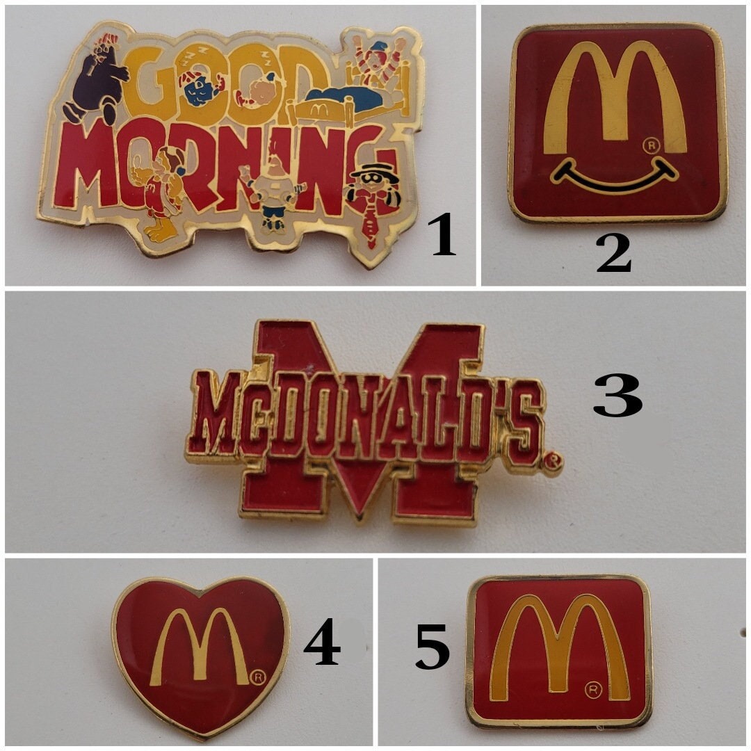 Vintage Mcdonald's Enamel Pins 49 to Choose From - Etsy