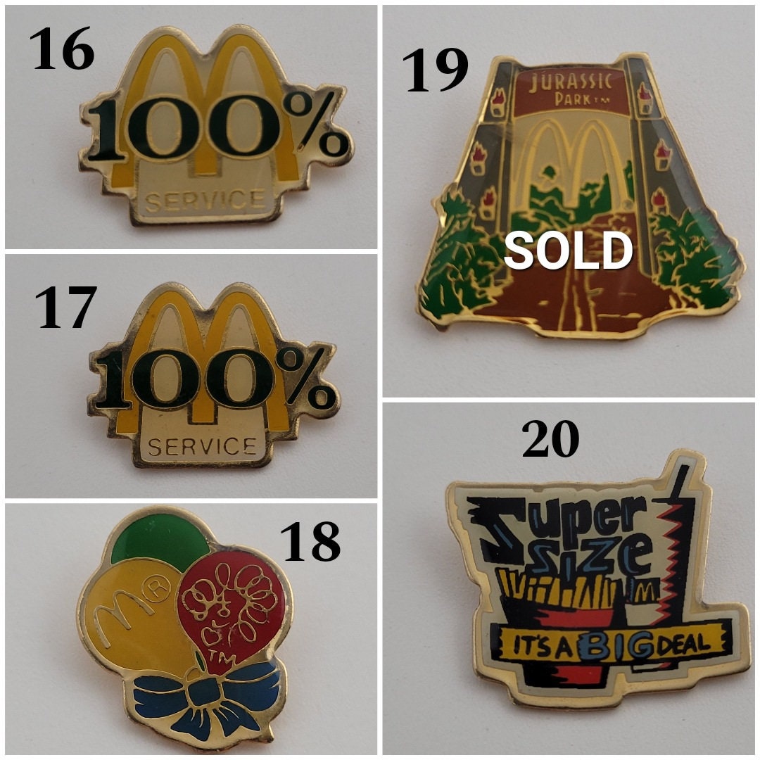 Vintage Mcdonald's Enamel Pins 49 to Choose From - Etsy