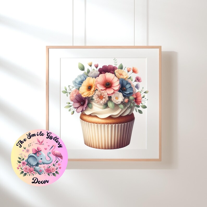 28 Watercolor Cupcake Clipart Bundle, Cute Dessert PNG & JPG, Tropical ...