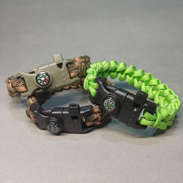 Survival Bracelet - Etsy