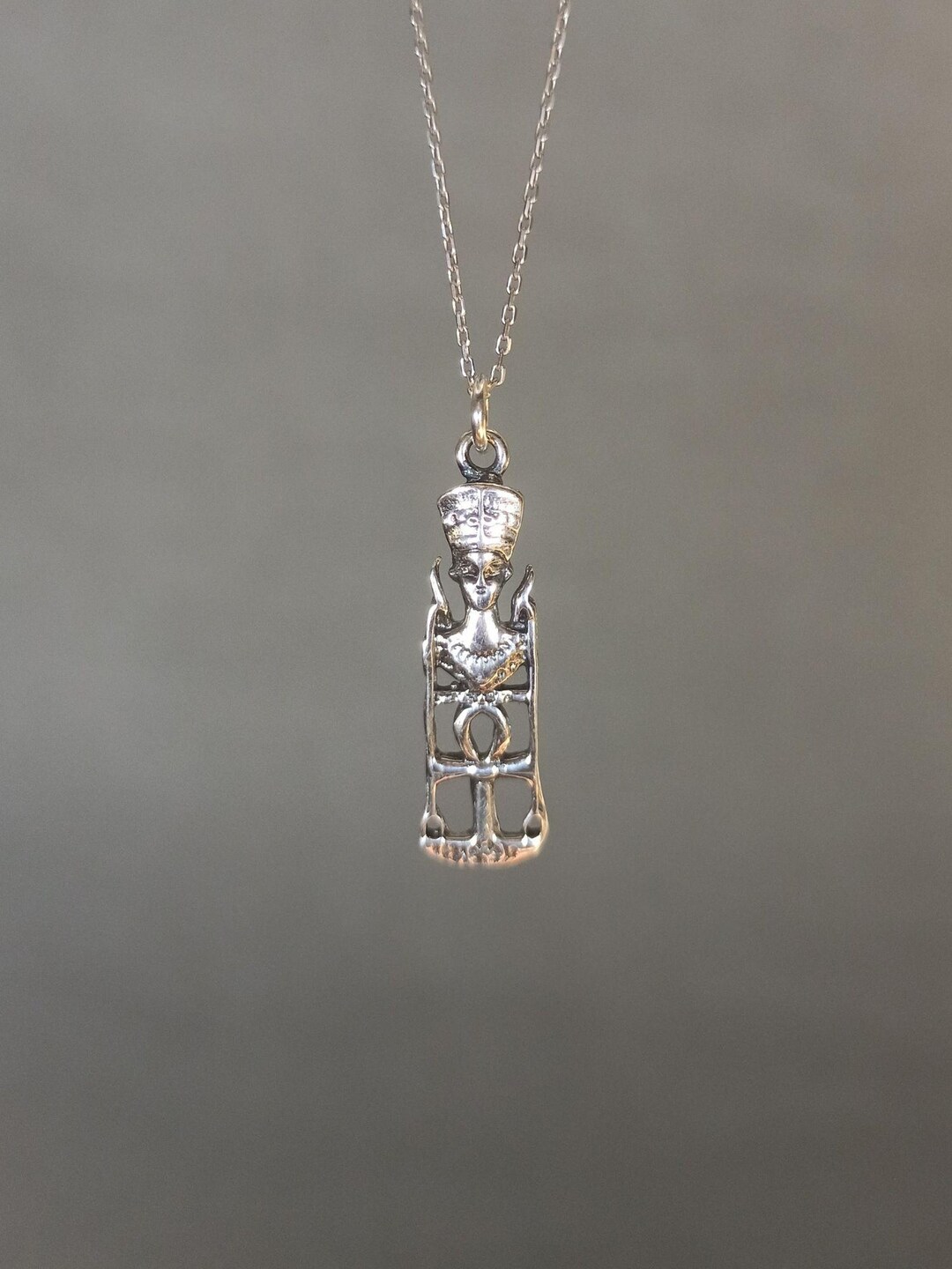 Cleopatra Ankh Necklace, Egyptian Cross Pendant, Ancient Protection ...