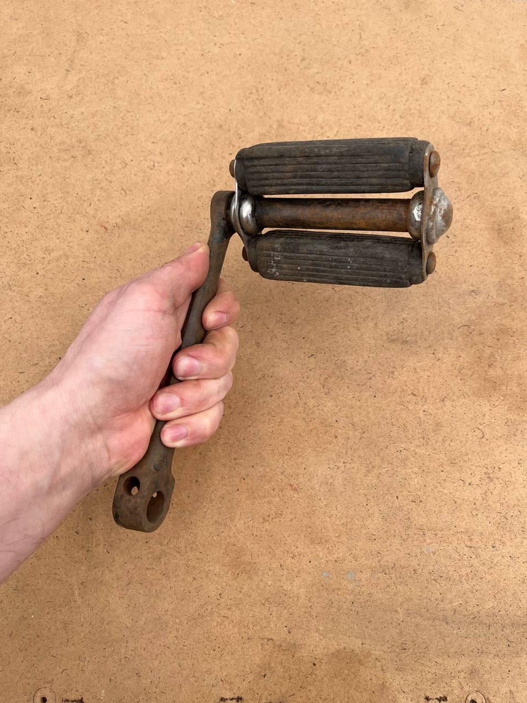 Vintage Soviet Bicycle Pedal. Industrial Wall Art. USSR Metal Decor ...