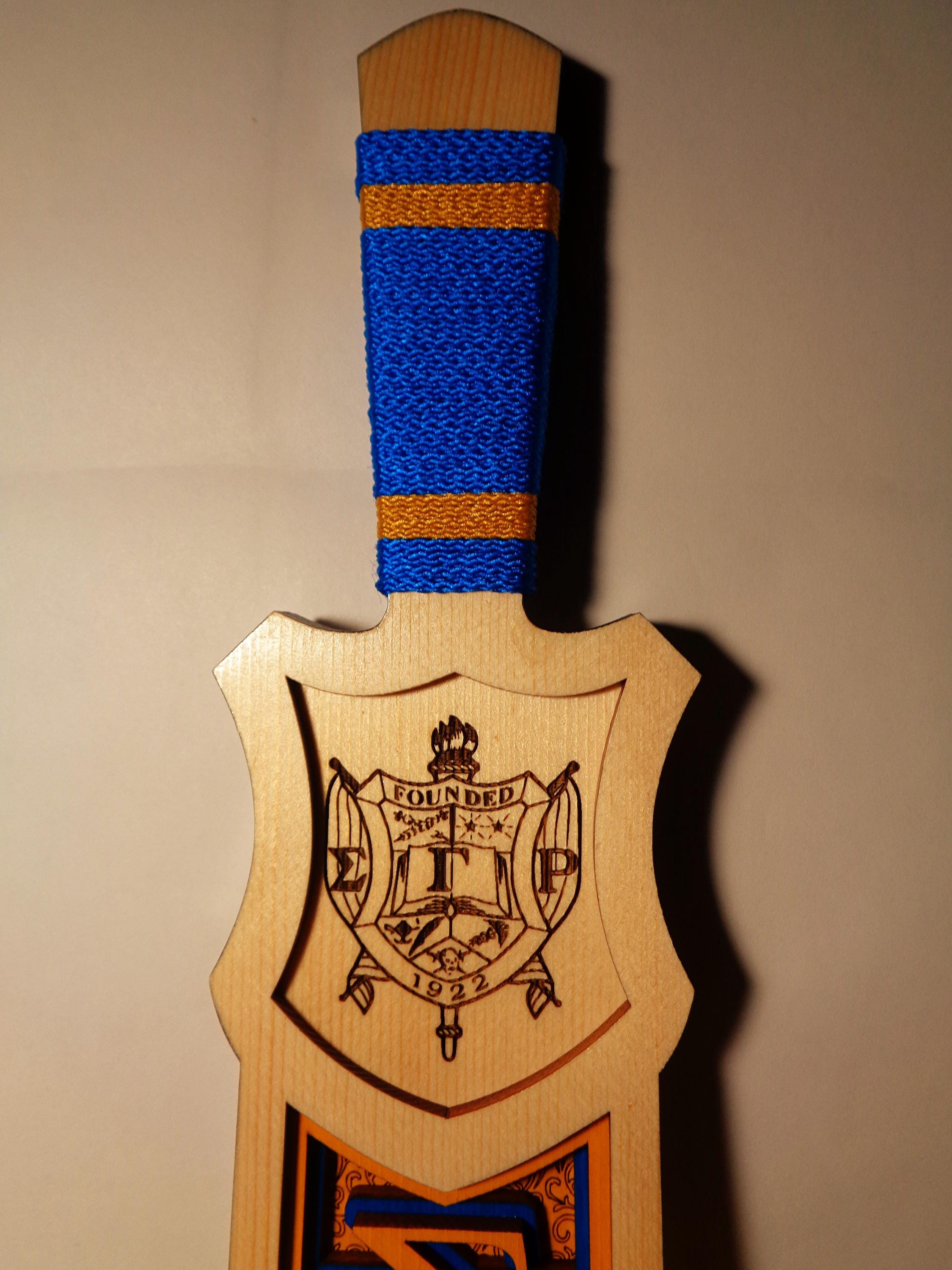 Sigma Gamma Rho 14-inch Laser Engraved Layered Paddle #2, Sigma Gamma ...