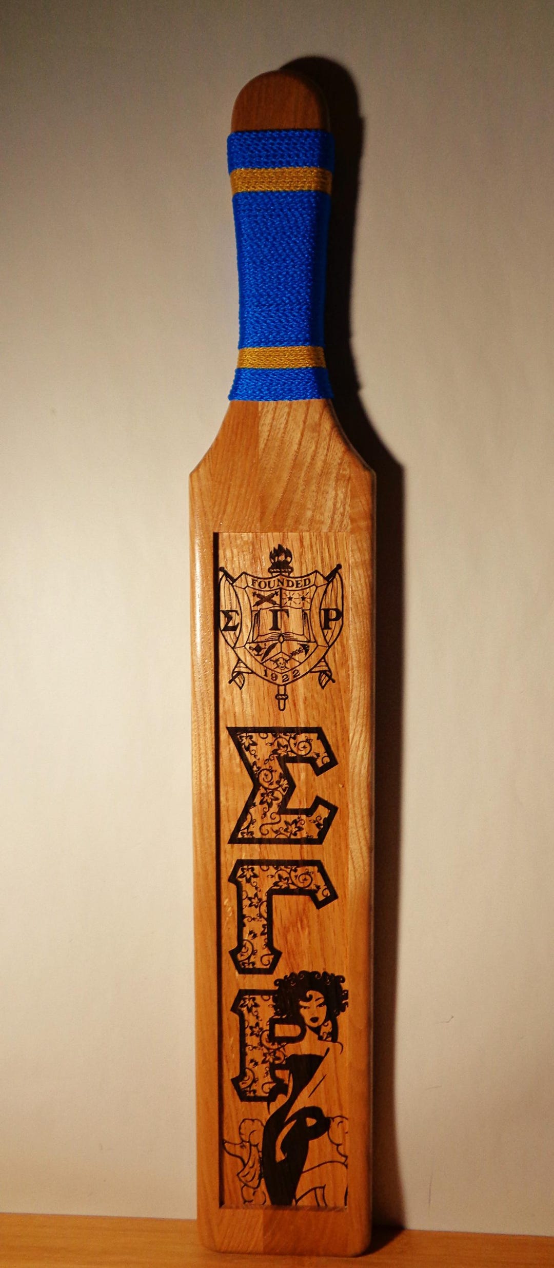 Sigma Gamma Rho 22-inch Sorority Paddle, Framed Paddle #3, Greek ...