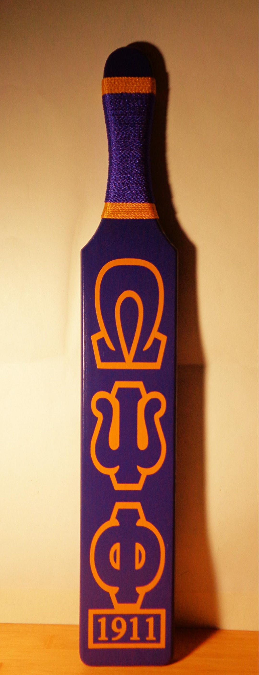Omega Psi Phi 22-inch Fraternity Paddle, Greek Fraternity Paddles, Greek Crossing Gifts, Omega ...