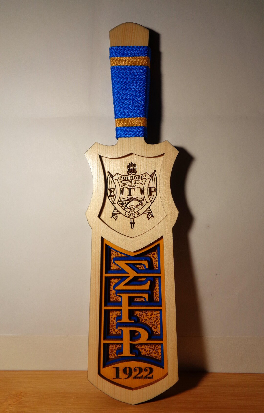 Sigma Gamma Rho 14-inch Laser Engraved Layered Paddle #2, Sigma Gamma ...
