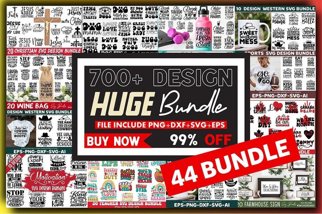 Huge SVG Bundle - Etsy