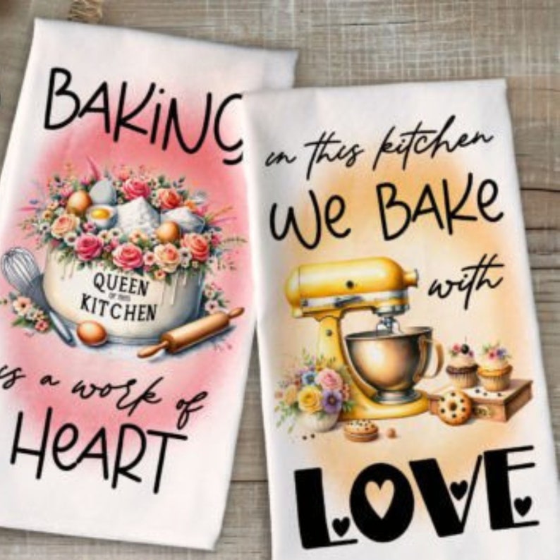 Kitchen Towels Sublimation Bundle - Etsy