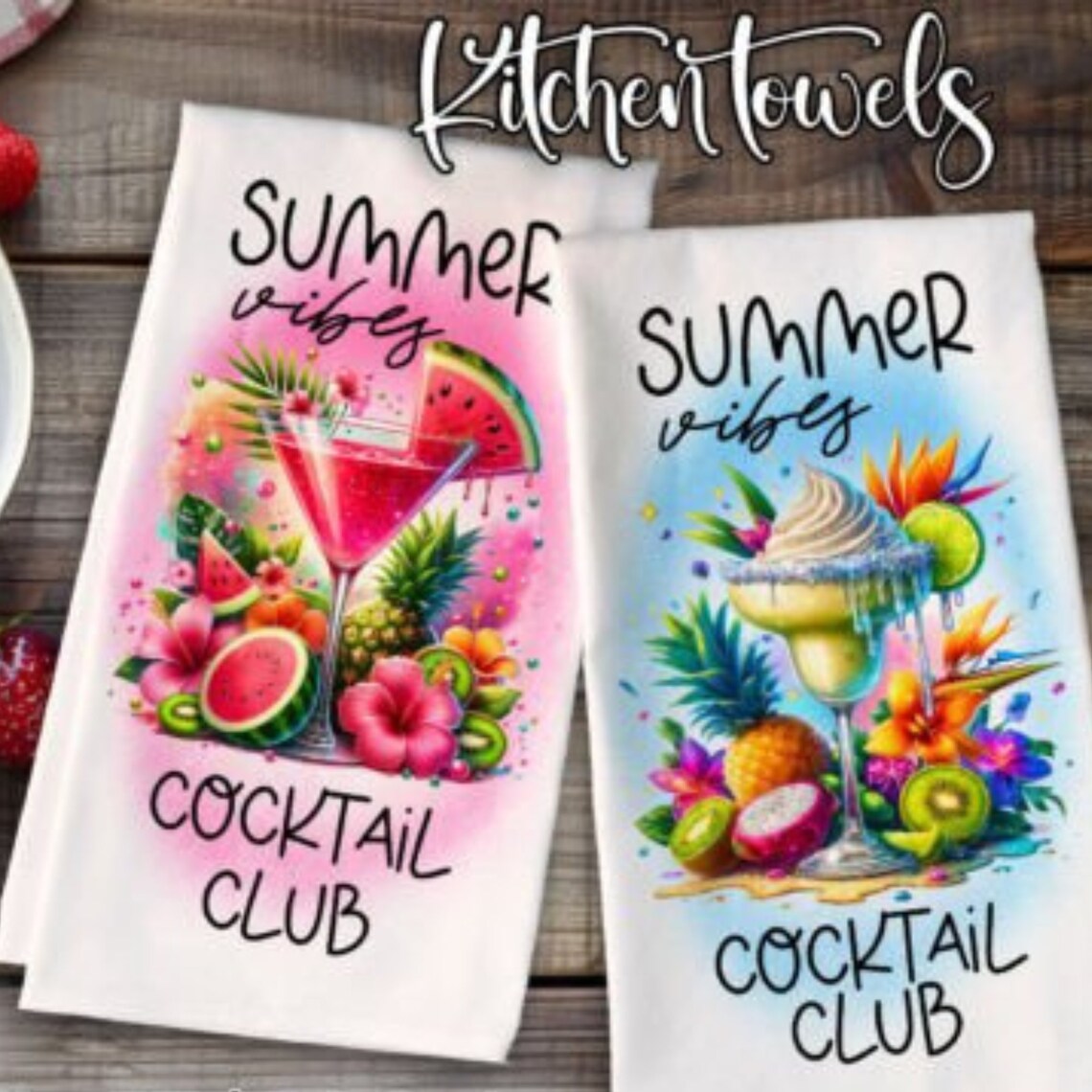 Kitchen Towels Sublimation Bundle - Etsy