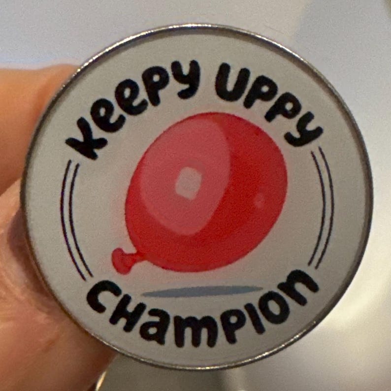 Keepy Uppy Champion Red Balloon Enamel Pin - Etsy