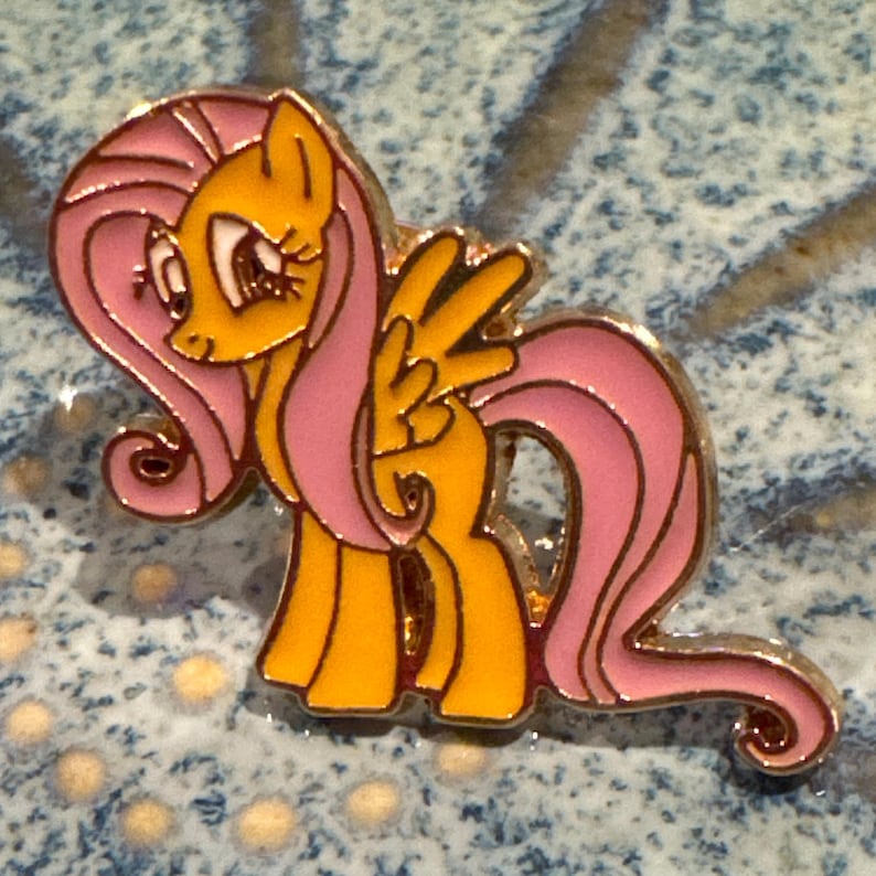 My Little Pony Fluttershy Enamel Pin - Etsy