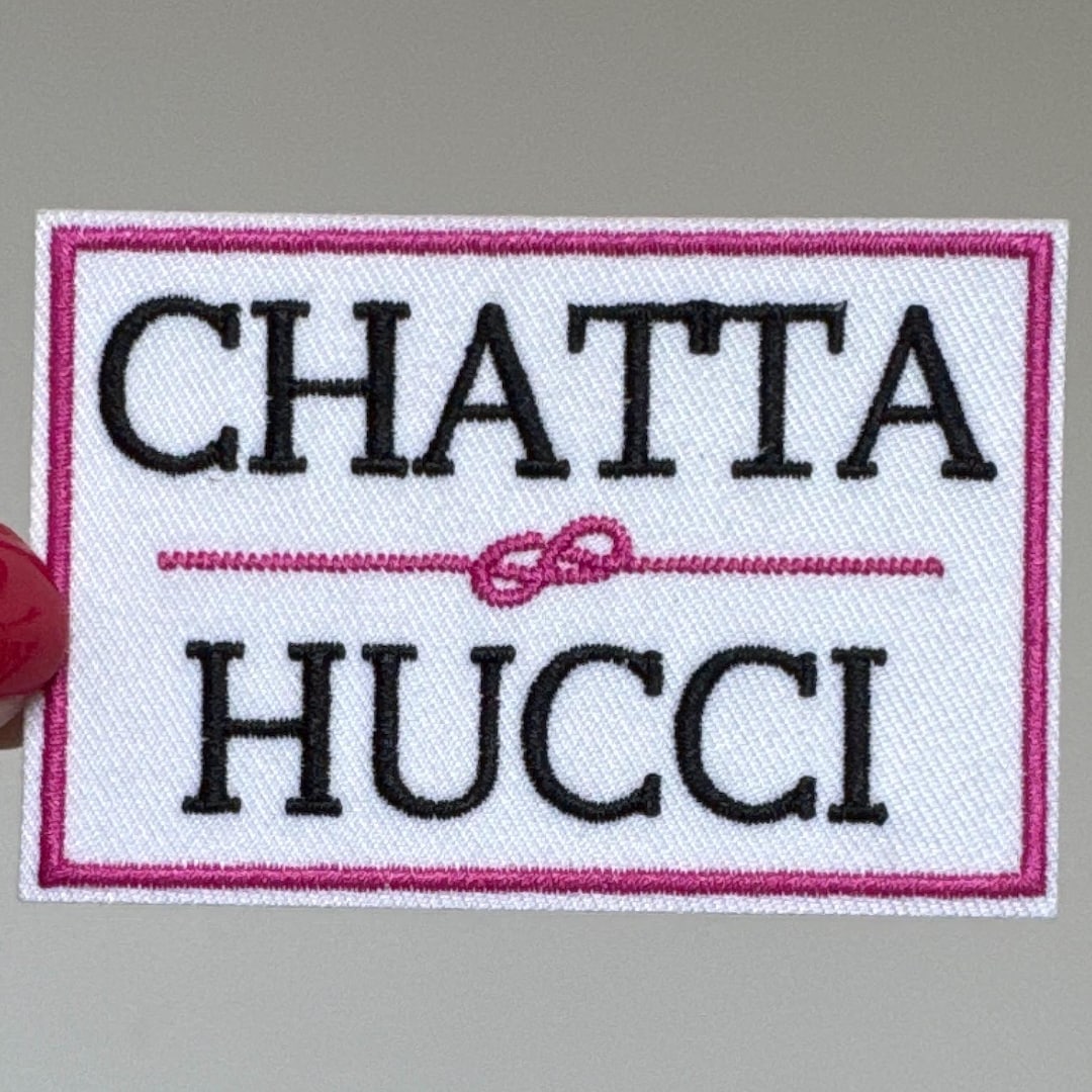 Chatta Hucci Iron on Patch - Etsy