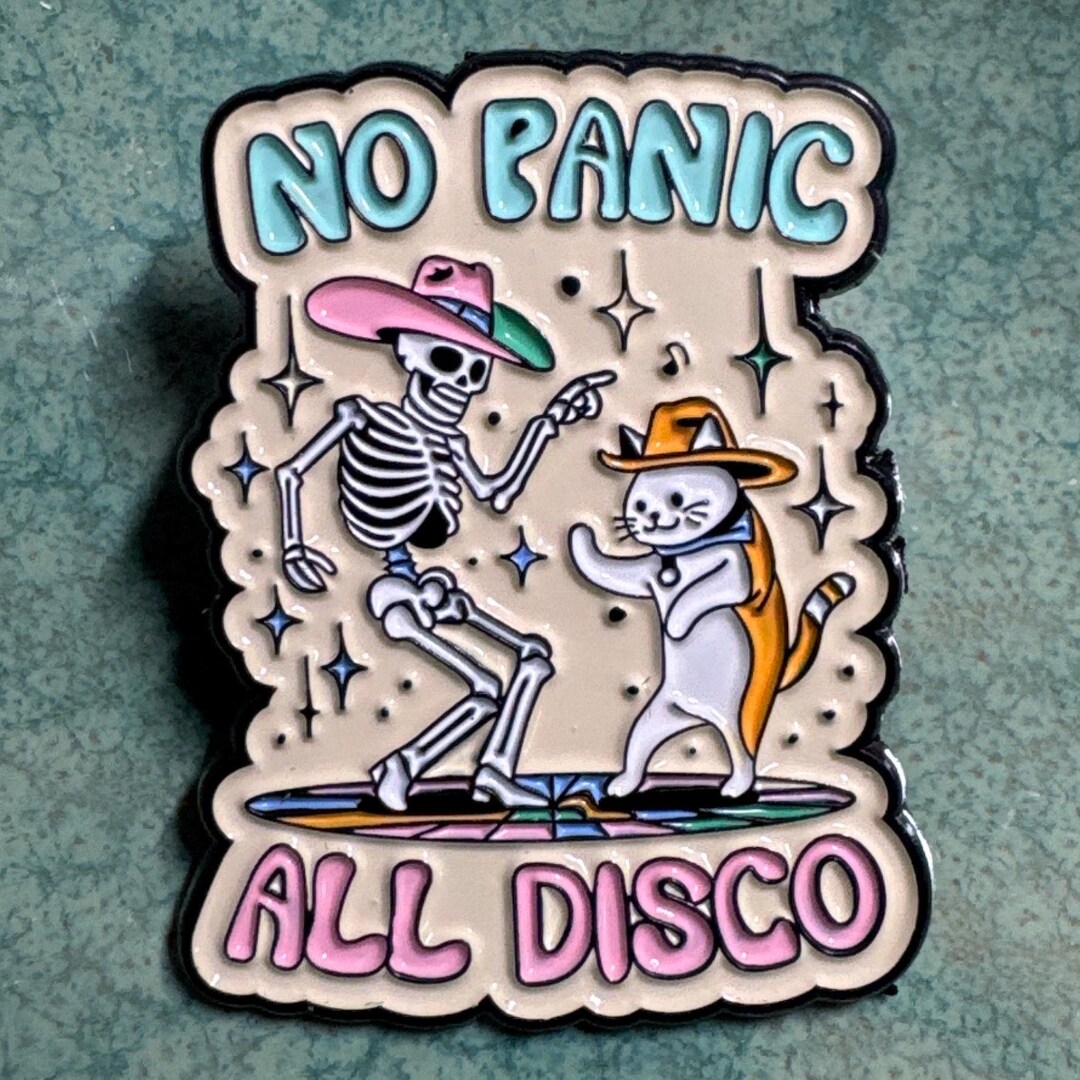 No Panic All Disco Enamel Pin - Etsy