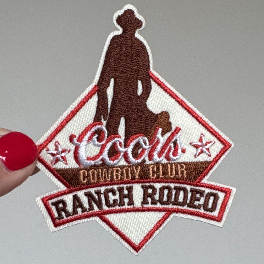 Coors Cowboy Club Ranch Rodeo Iron on Patch - Etsy