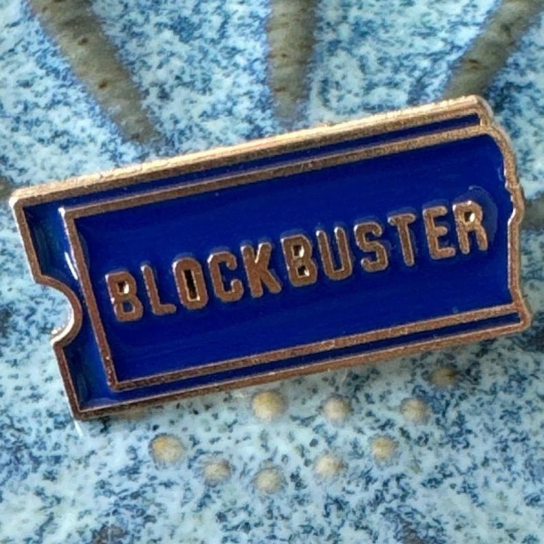 Blockbuster Video Logo Enamel Pin - Etsy