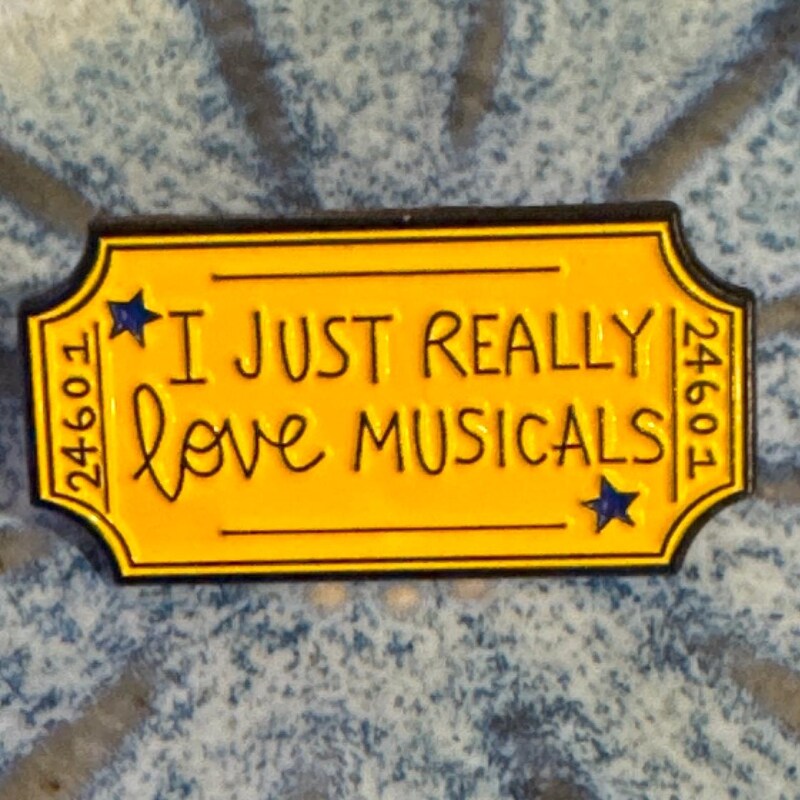Theatre Enamel Pin - Etsy