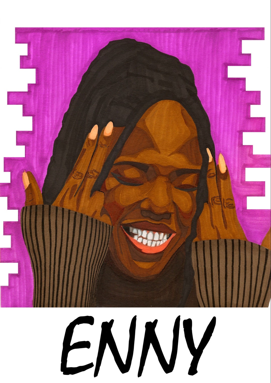 Enny Art Print Part of the SHADES Series - Etsy