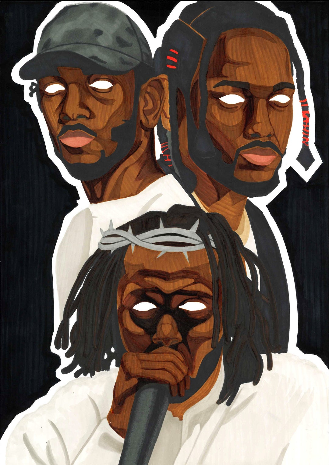 Kendrick Lamar "trinity" Art Print - Etsy
