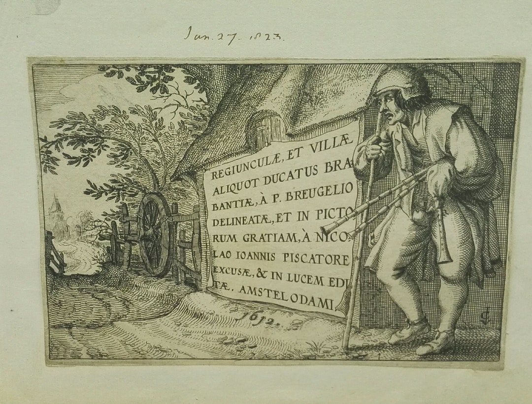 Antique Engraving Signed - Etsy