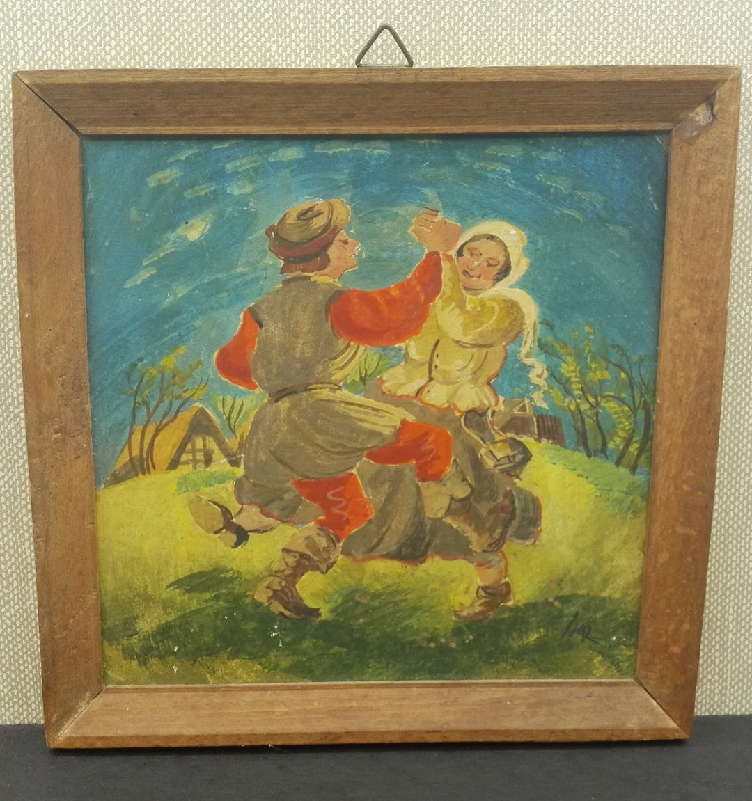 Vintage Hans Muller Reid Mini Oil Painting Germany - Etsy