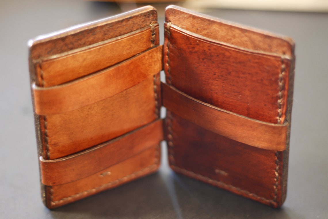 The Magic Wallet (pattern) - DIY Handmade Card Holder Leather Craft ...