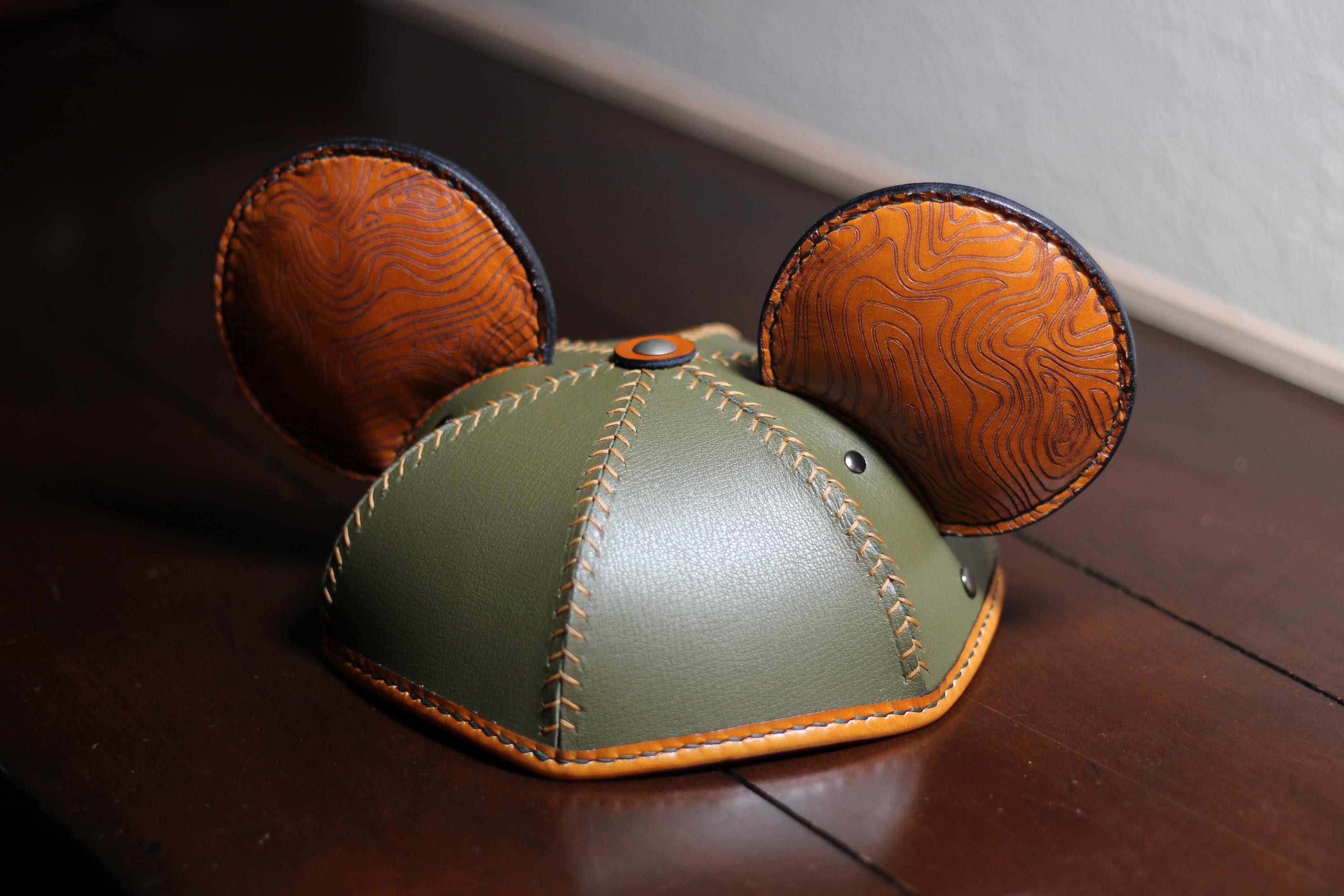 Mouse Ear Cap (digital Download Pattern) DIY Printable Leather Craft ...