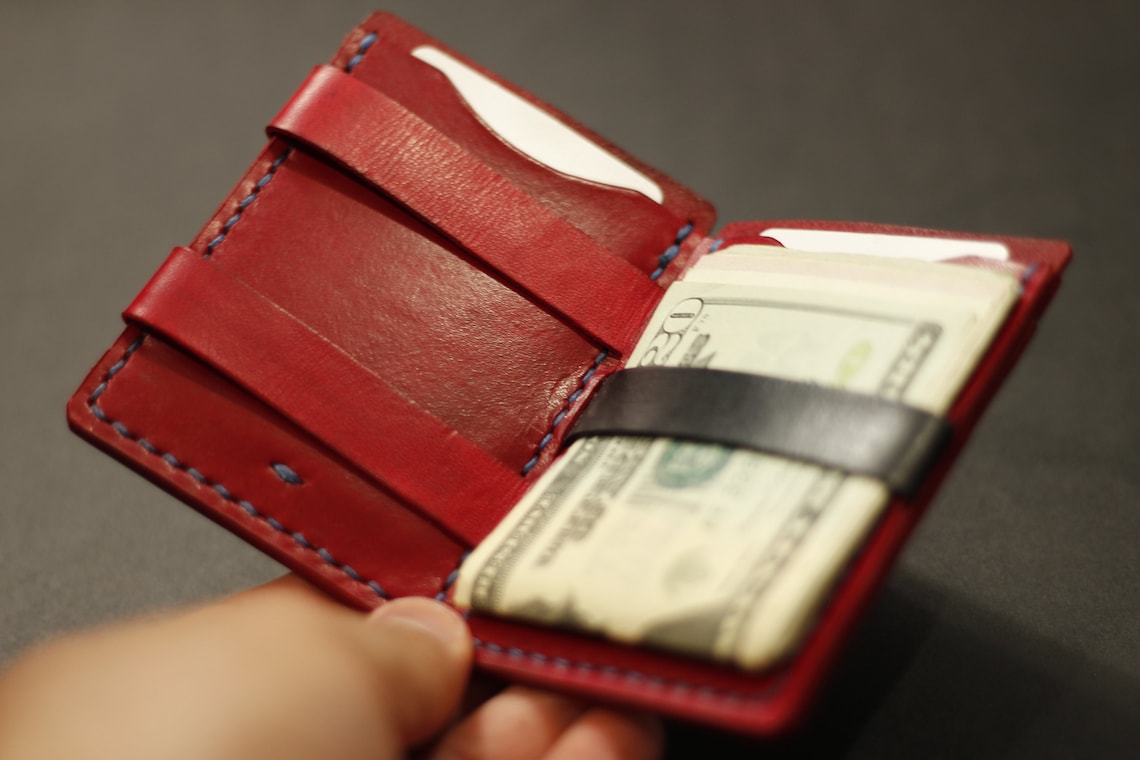 The Magic Wallet (pattern) - DIY Handmade Card Holder Leather Craft ...