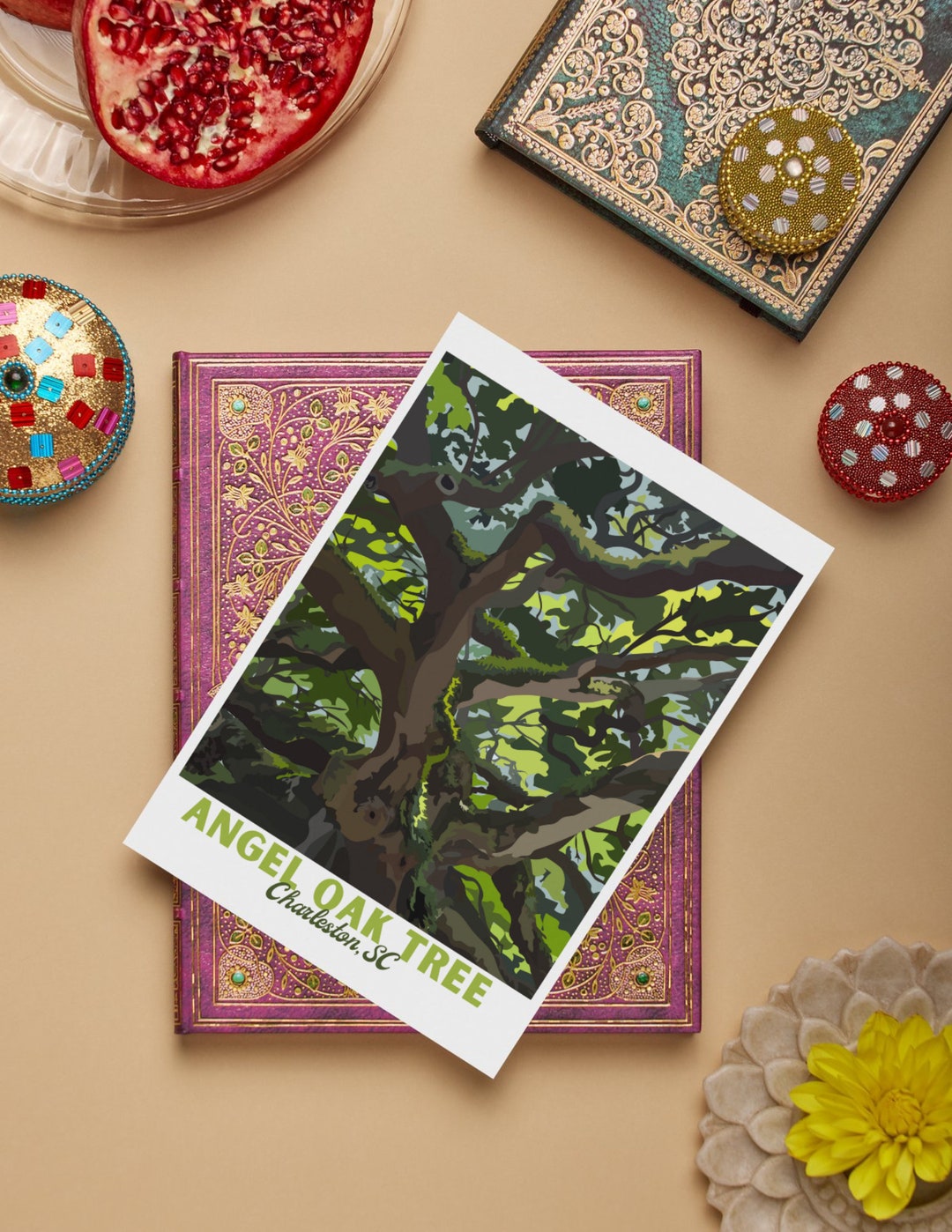 Angel Oak Tree Charleston, SC Digital Download 8.5x11 In - Etsy