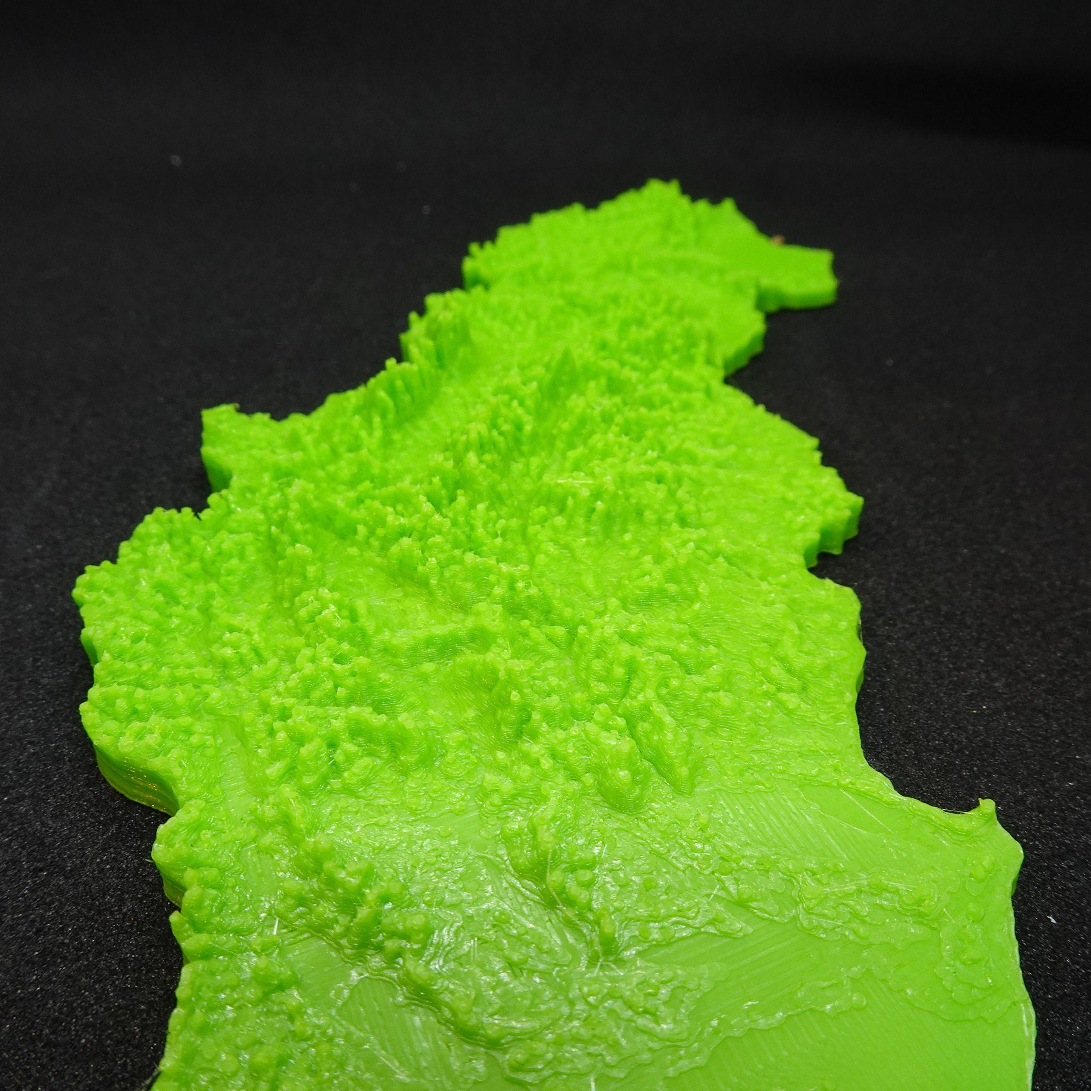 3D Topographical Relief Map of Slovakia CNC, 3D Print Terrain STL Model ...