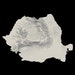 3D Topographical Relief Map of Romania CNC, 3D Print Terrain STL Model ...